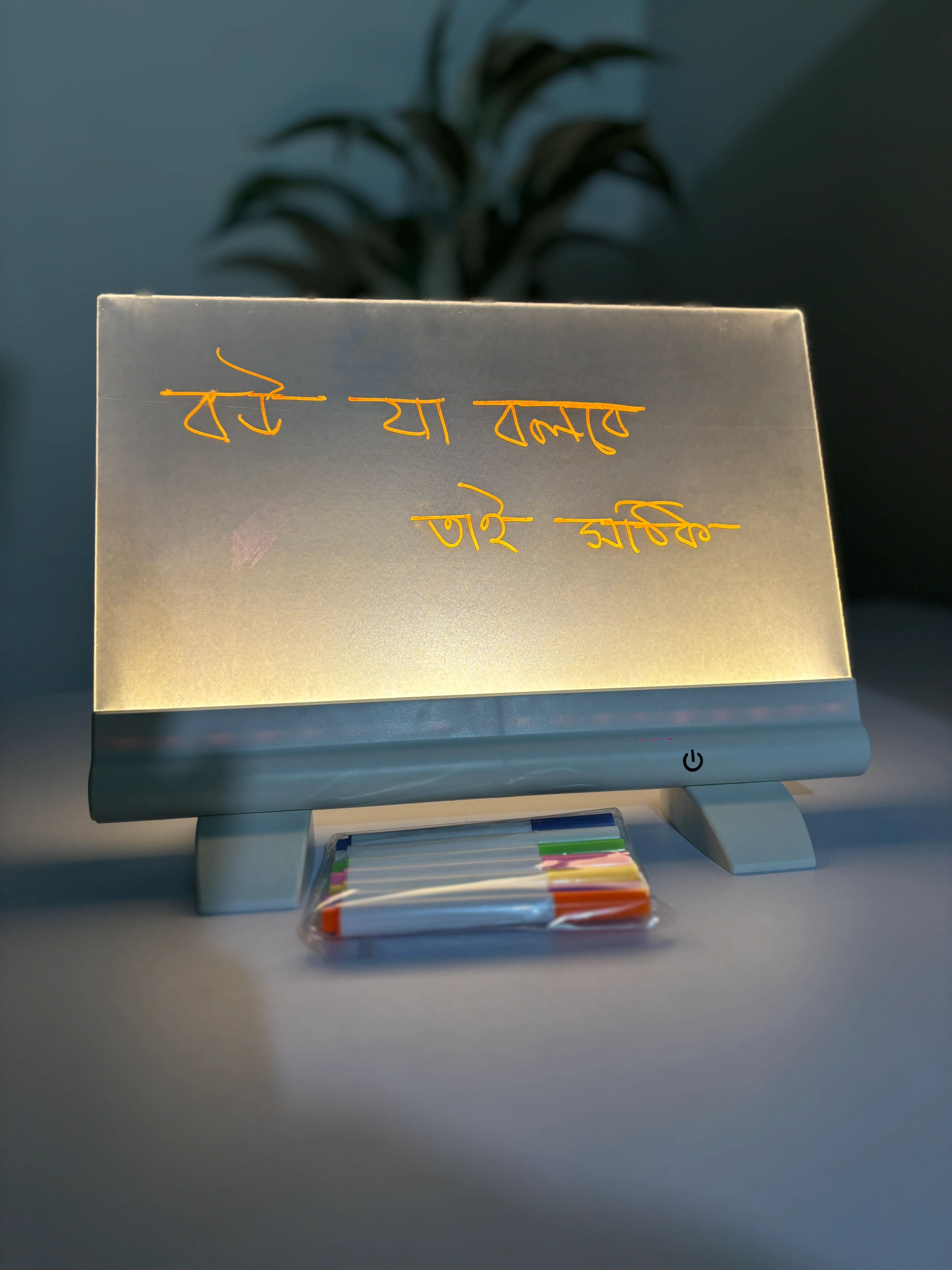 Rechargeable LED Writing Light Board